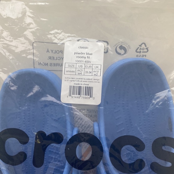 CROCS | Shoes | Crocs Classic Powder Blue | Poshmark
